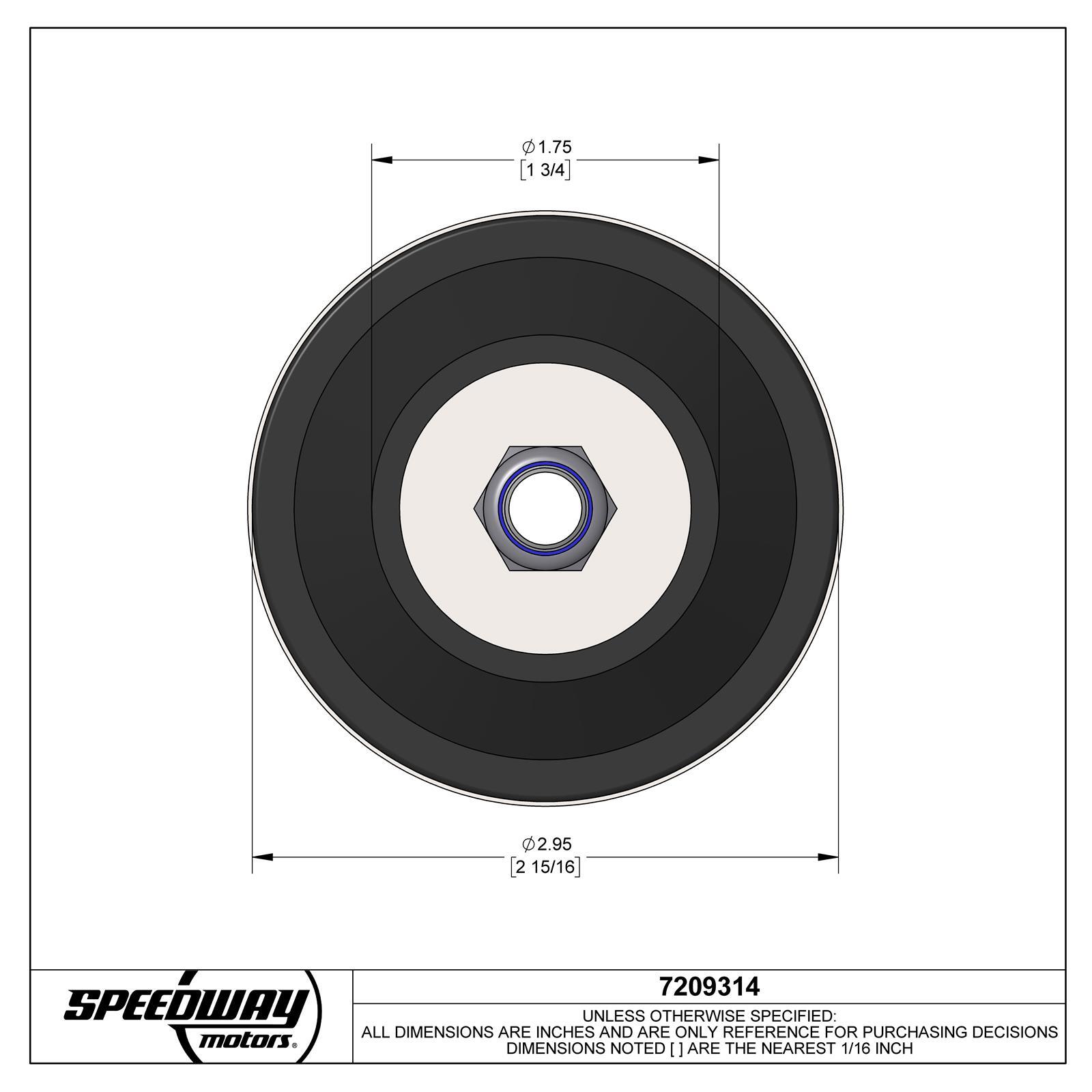 Universal Bolt-Through Rubber Engine/Motor Mount Cushion Kit, Speedway ...