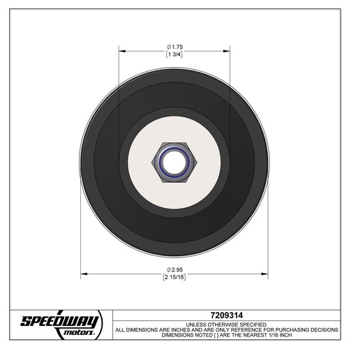 Universal Bolt-Through Rubber Engine/Motor Mount Cushion Kit, Speedway ...