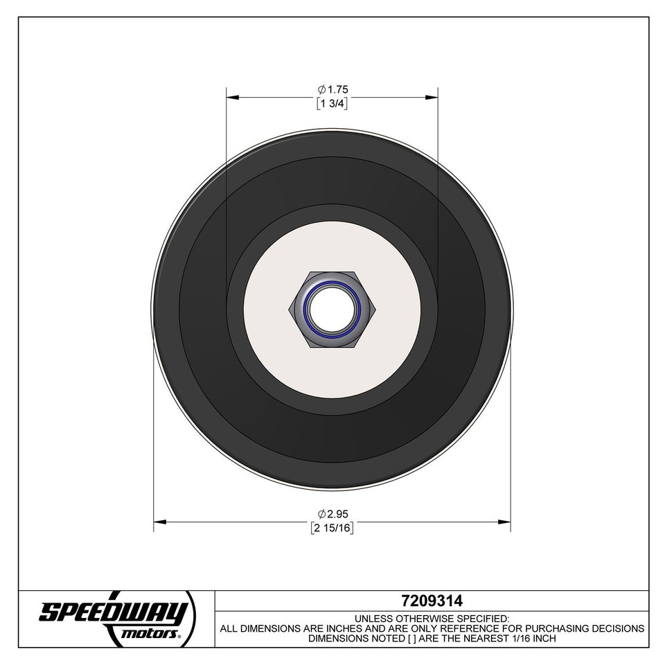 Universal Bolt-Through Rubber Engine/Motor Mount Cushion Kit, Speedway ...