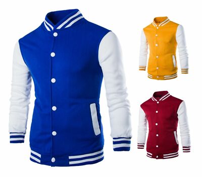 Unisex Varsity Style Letterman University College Baseball Sports ...