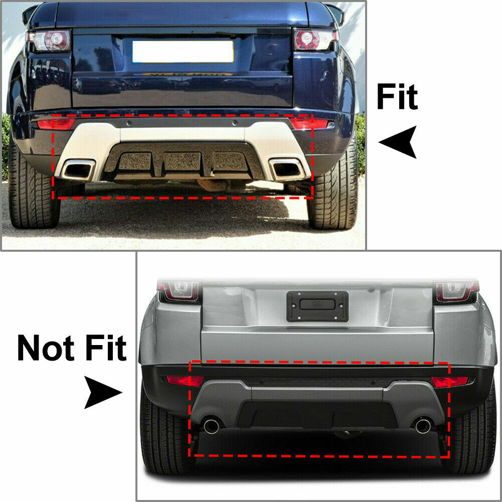BLK Rear Bumper Cover Trim Plate Board for Land Rover Range Rover ...