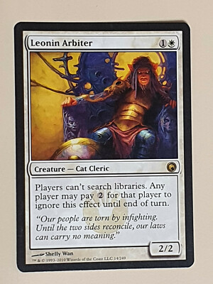 Scars of Mirrodin, Leonin Arbiter, MTG, LP | eBay Australia