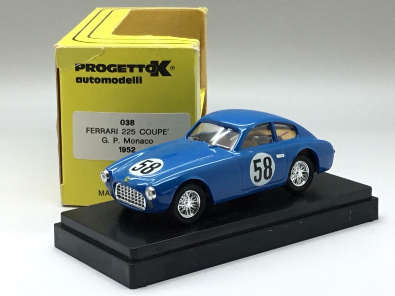 PROGETTO K FERRARI 226 COUPE GP MONACO 1952 NO 038 1/43 | eBay