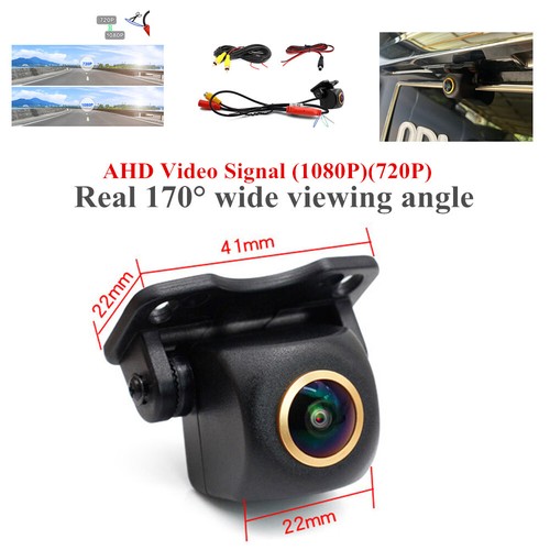 170°AHD 1080P Car Rear View Reverse Camera Parking Backup Cam Night ...