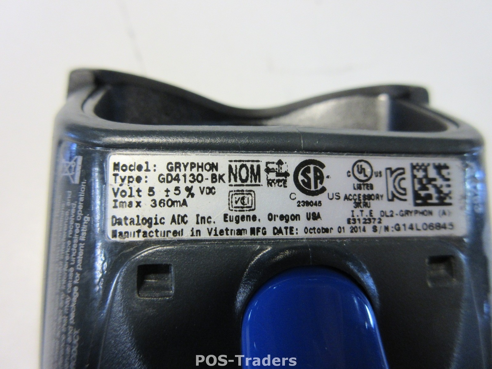 Datalogic Gryphon GD4130-BK 1D USB barcode scanner reader Black | eBay.de