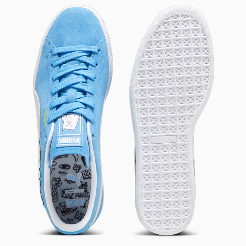 PUMA X RIPNDIP Suede Blue Shoes (393537_01) Expeditedship | eBay