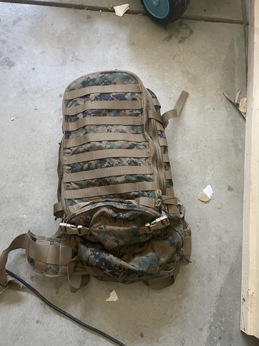 USMC MARPAT RECON RUCKSACK CORPSMAN ASSAULT PACK ILBE BACKPACK WOODLAND ...