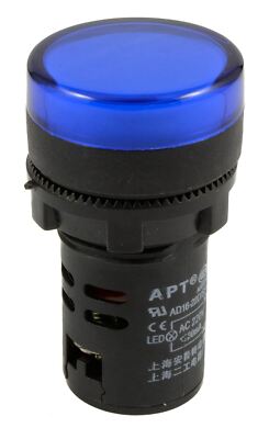 Blue 22mm LED Pilot Indicator Light 220V | eBay