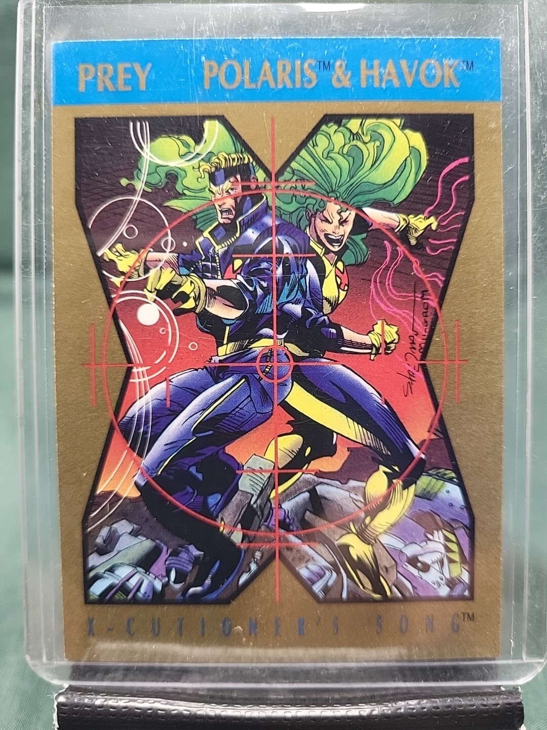 Polaris Havok 1992 Skybox Stryfe's Strike File X-cutioner’s Song ...