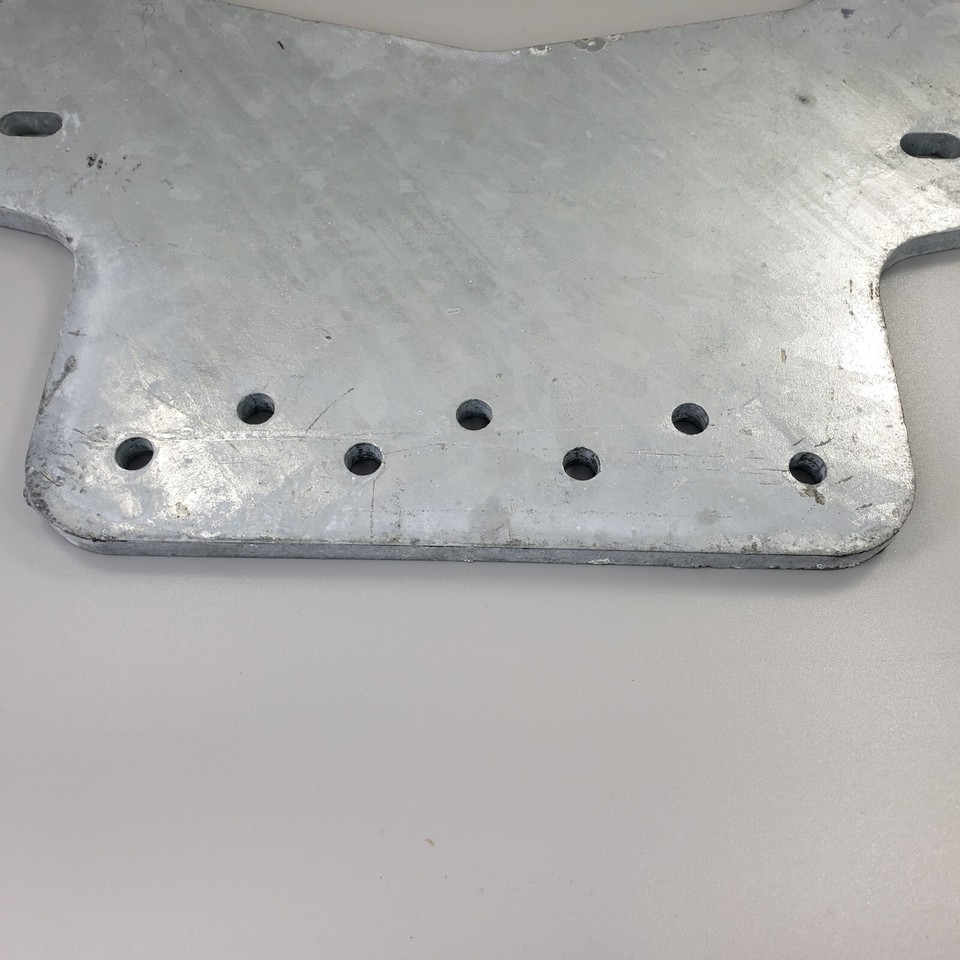 Solid 3/8" Heavy Duty Steel Transom Outboard Boat Motor Mounting Plate ...