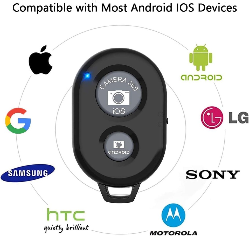 Camera Shutter Wireless Bluetooth Button Remote Control for Android ...