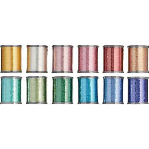 FUJIX King Star Sparkly 12 Set Metallic Color 200m 12 Colors Decorative ...