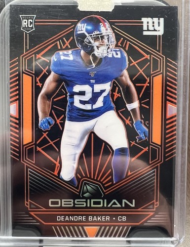 2019 Panini Obsidian Orange Deandre Baker /50 #153 New York Giants RC🔥🔥 ...