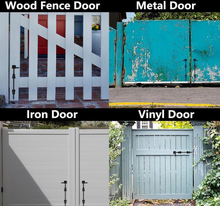 18" Heavy Duty Cane Bolt Iron Gate Drop Rod Gate Latch Drop Pin For ...