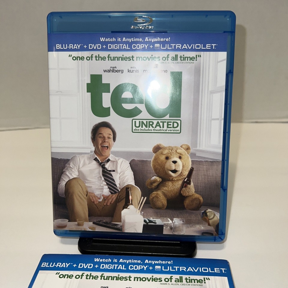 Ted (Blu-ray Disc+, 2012, 2-Disc Set, Unrated) DIGITAL COPY EXPIRED ...