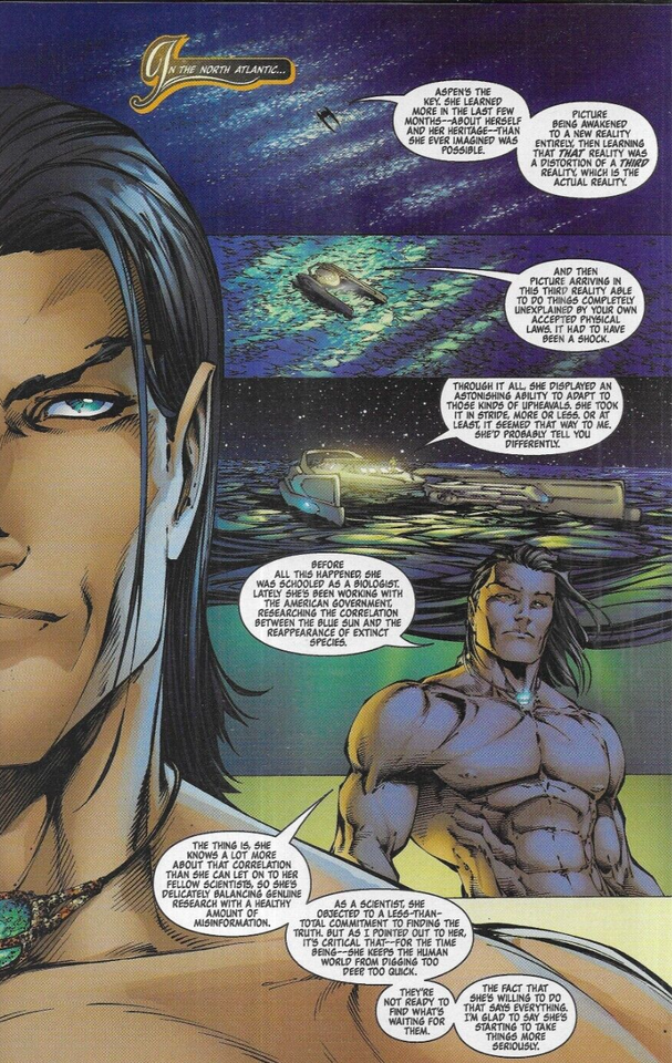 Fathom Comic 12 Cover A Michael Turner First Print 2000 Bill O'Neil Top ...