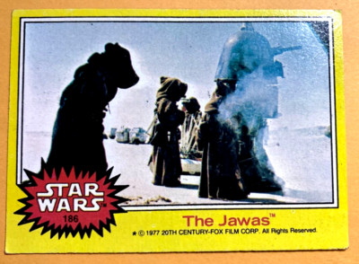 1977 STAR WARS CARD #186 THE JAWA'S | eBay