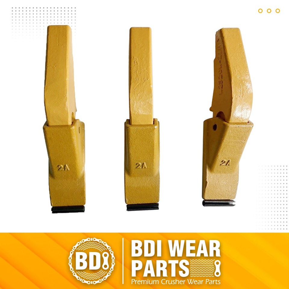 Weld-on Flush Mount L2520N-2AH Bucket Shanks 2A Bucket Teeth with Pins ...