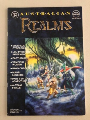 Australian Realms RPG Magazine Issue #24 City Adventure II Cyberpunk A ...