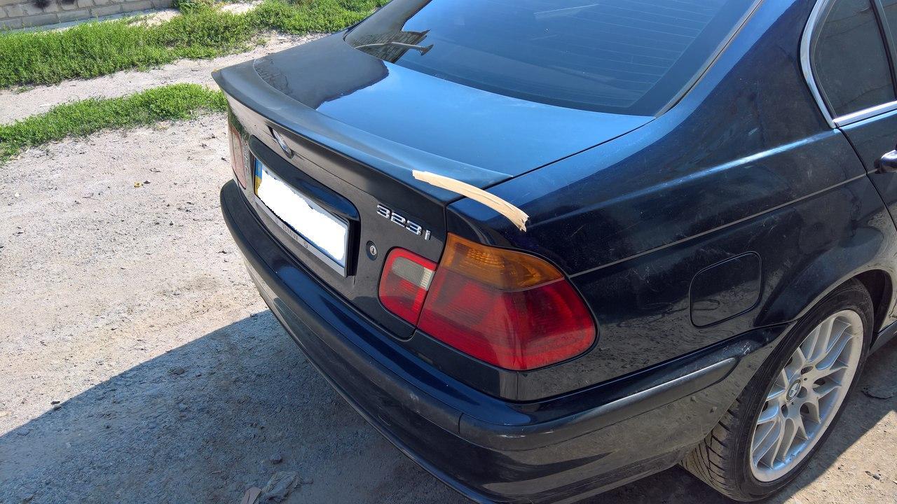 bmw E46 Ducktail trunk Spoiler CSL M3 bmw e46 sedan Spoiler lip csl ...