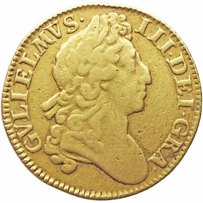 1701 Guinea William III Coin UK Gold 2nd bust Narrow Crowns (KA12-) | eBay