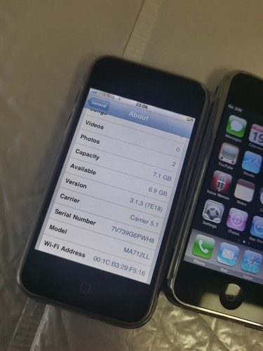 Apple iPhone 1st Generation - 8GB - Black (Unlocked) A1203 (GSM) for ...