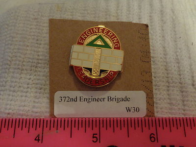 372nd Engineer Brigade W30 Unit Crest, DI, DUI (DRAW#W7) | eBay