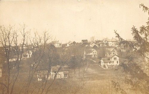 J4/ Mount Hope Wisconsin RPPC Postcard c1910 Homes Birdseye View 115 | eBay