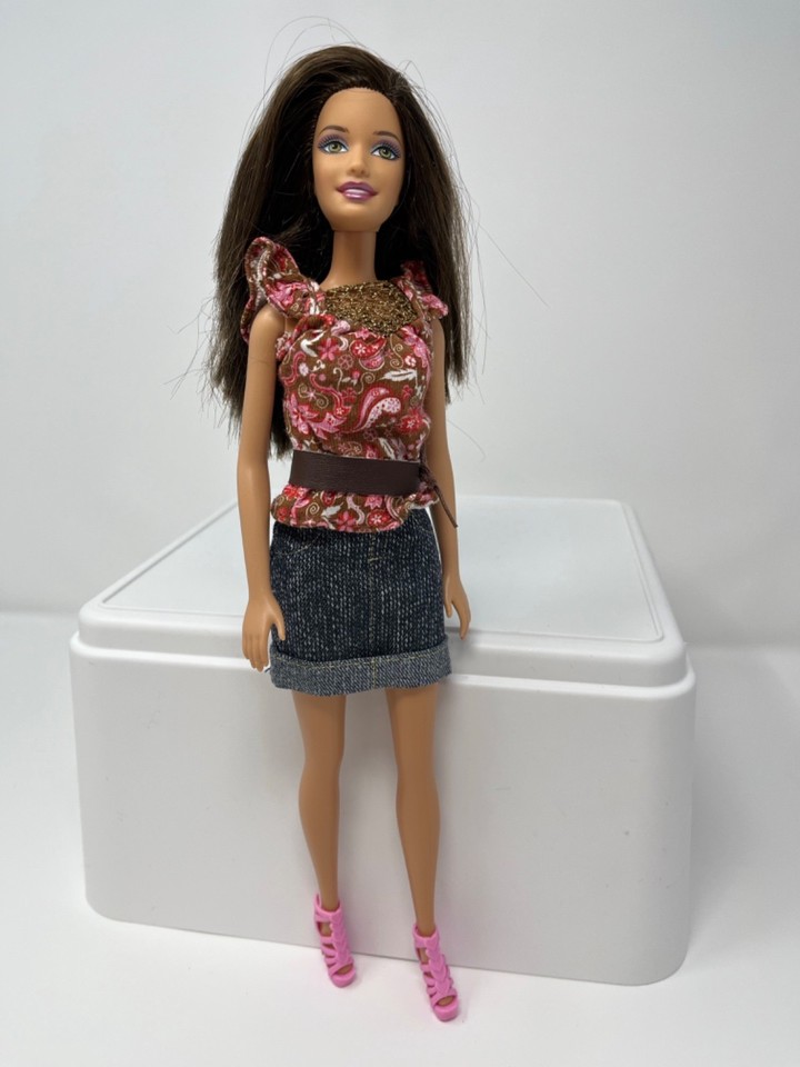 Barbie Doll Teresa Brown Hair Green Eyes with Outfit | eBay