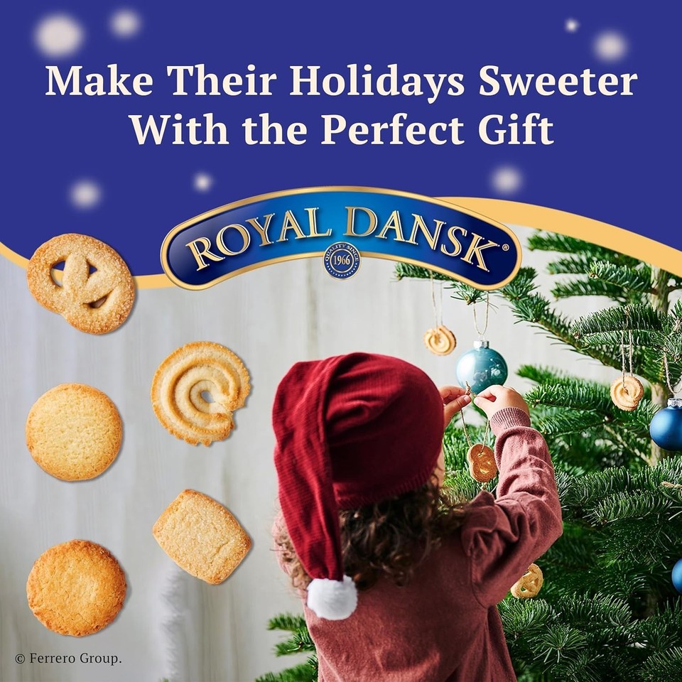 Royal Dansk Danish Butter Cookies, Premium Assorted Cookies in Gift Tin ...