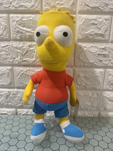 THE SIMPSONS BART PLUS STUFFED ANIMAL TOY FACTORY 20TH CENTURY FOX 13 ...