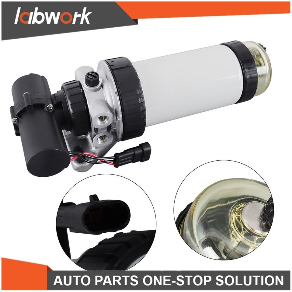 Labwork 87801340 87802203 Fuel Pump & Filter Assembly For Case Loaders ...