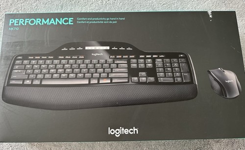 Logitech MK710 Wireless Keyboard Mouse Combo Black New Unopened | eBay