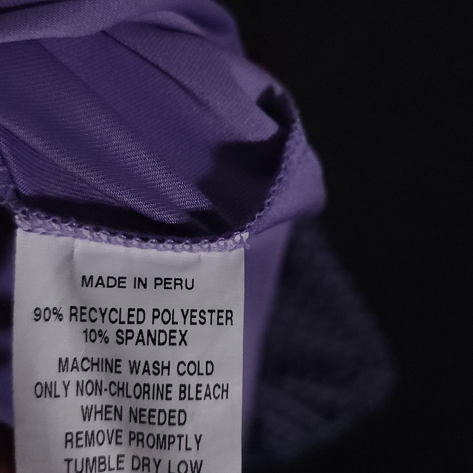 Greyson Golf Polo Shirt Mens Small Purple Geometric Performance Stretch ...