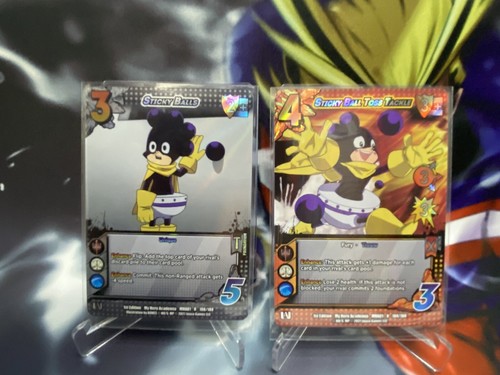 Sticky Balls Toss Tackle & Sticky balls 104-05/180 Rare HoLo MY HERO ...