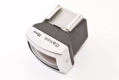 CANON 19MM FINDER EXTERNAL VIEWFINDER RANGEFINDER 24X36 MM CAMERA ...