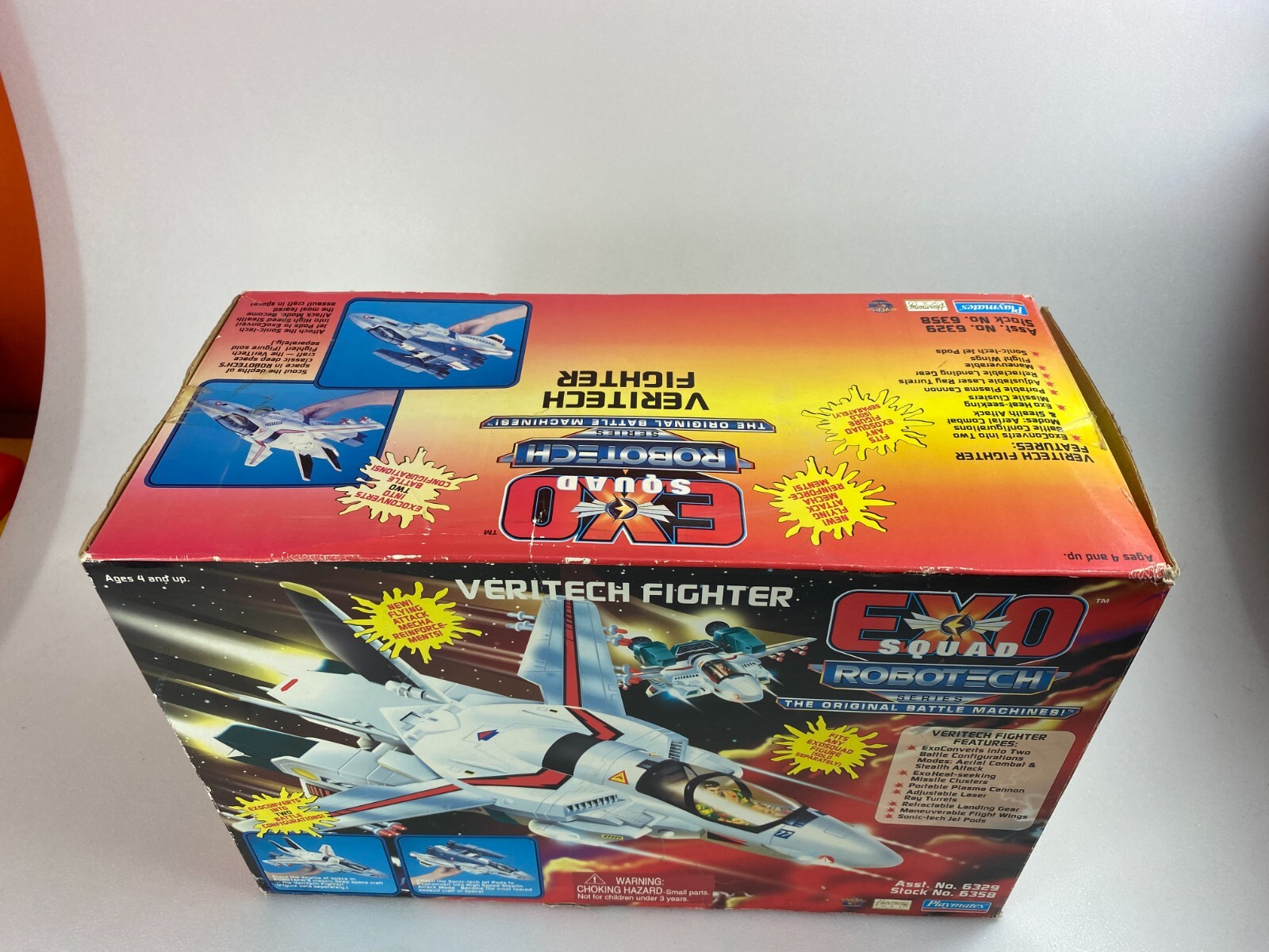 Veritech Fighter Vintage Exo Squad Robotech Vehicle 100% Complete w ...