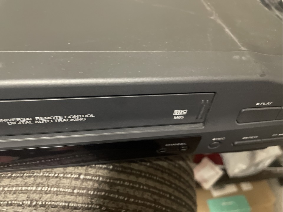 Toshiba VCR Plus VHS Recorder Player Model M65 4-Head Hi-Fi No Remote ...