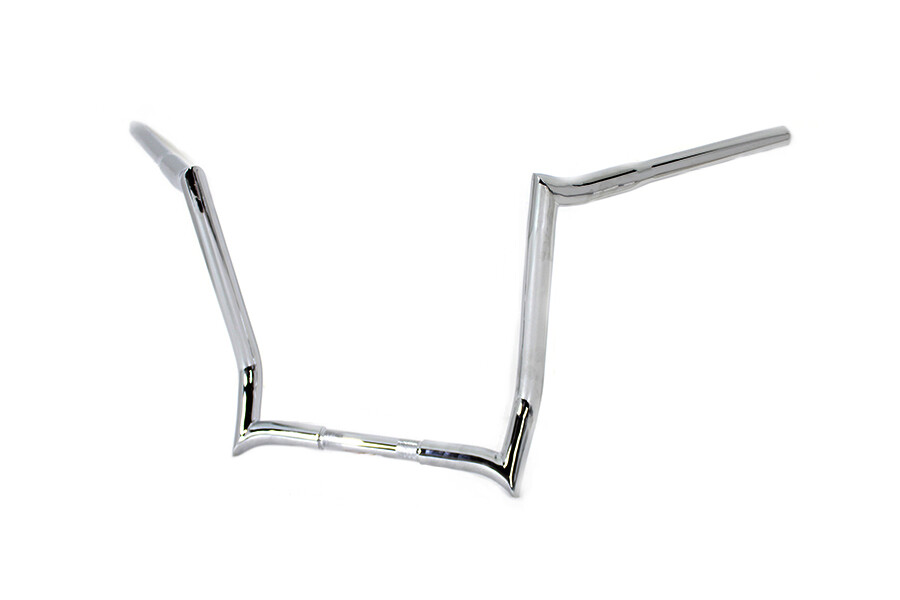 14 inch Z-Bar Handlebar without Indents Chrome fits Harley Davidson | eBay