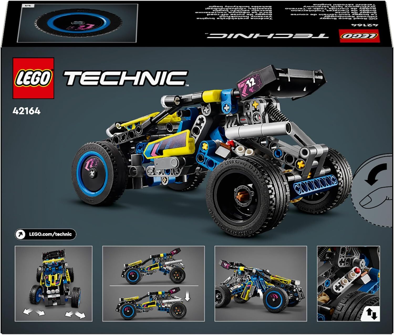 LEGO Technic Off-Road Race Buggy, Car Vehicle Toy for Boys and Girls ...