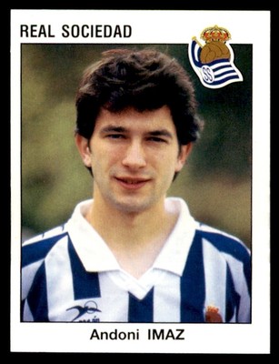 Panini Fútbol 93/94 Estrellas Andoni Imaz Real Sociedad No. 269 | eBay