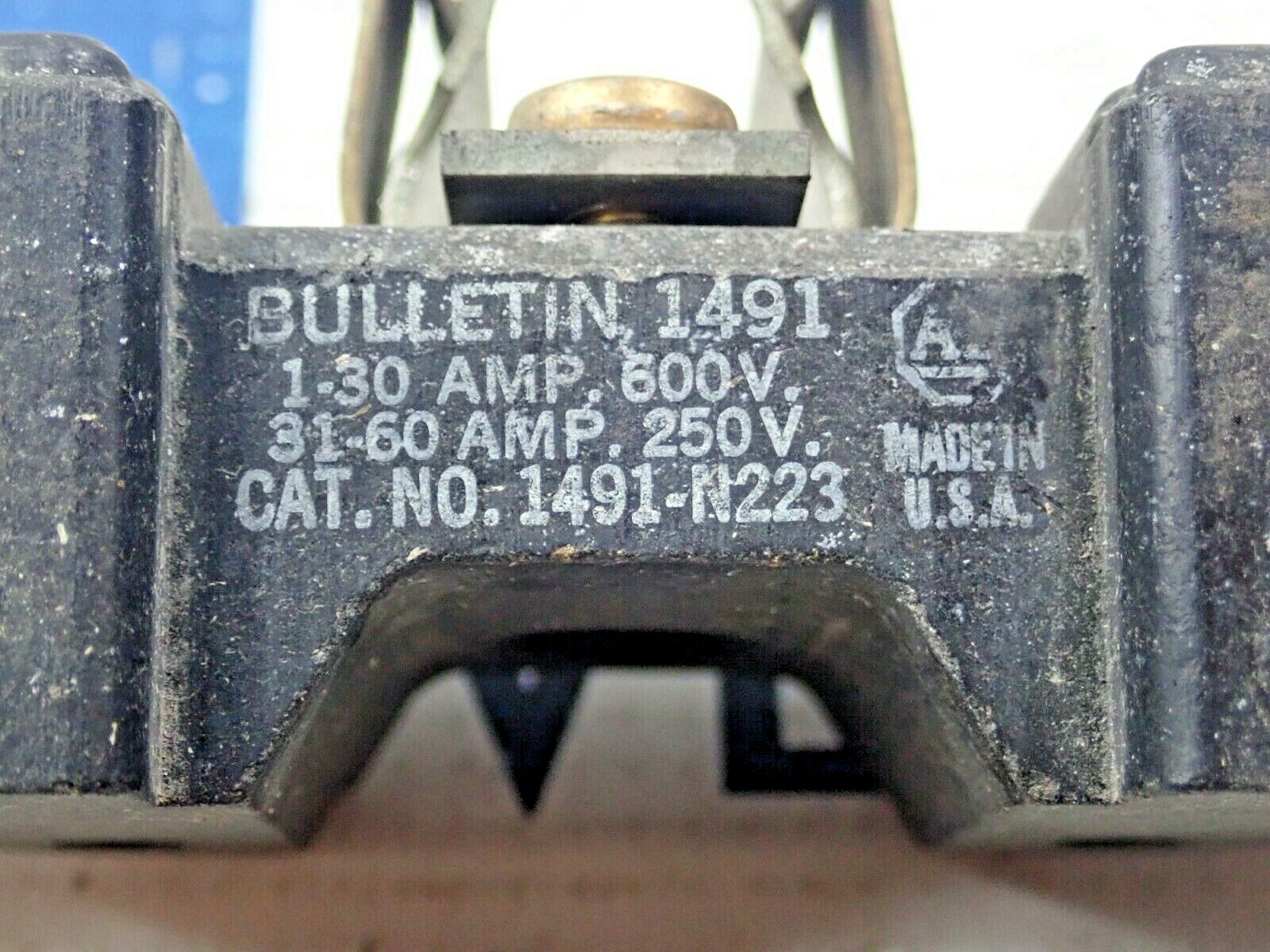 ALLEN BRADLEY 1491-N223 FUSE BLOCK 1-30A 600V 31-60A 250V LOT OF 3 | eBay