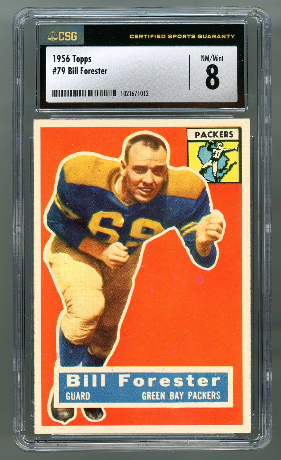1956 Topps #79 Bill Forester CSG 8 NM/MT #1021671012 | eBay