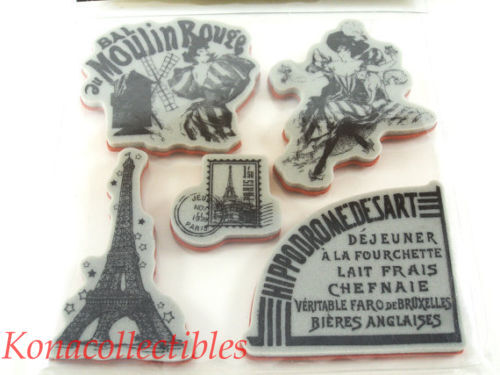 Graphic 45 Curtain Call Stamp Set #2 Rubber Cling New! HTF! | eBay