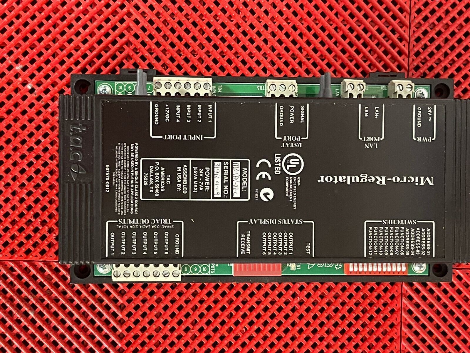 Schneider Electric TAC 330810-06 Micro Regulator VAV Controller MR-VAV ...