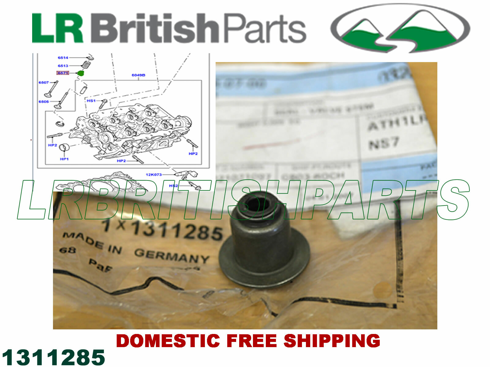 Land Rover Valve Steam Seal Set X24 Diesel Range Lr3 Lr4 RR Sport ...