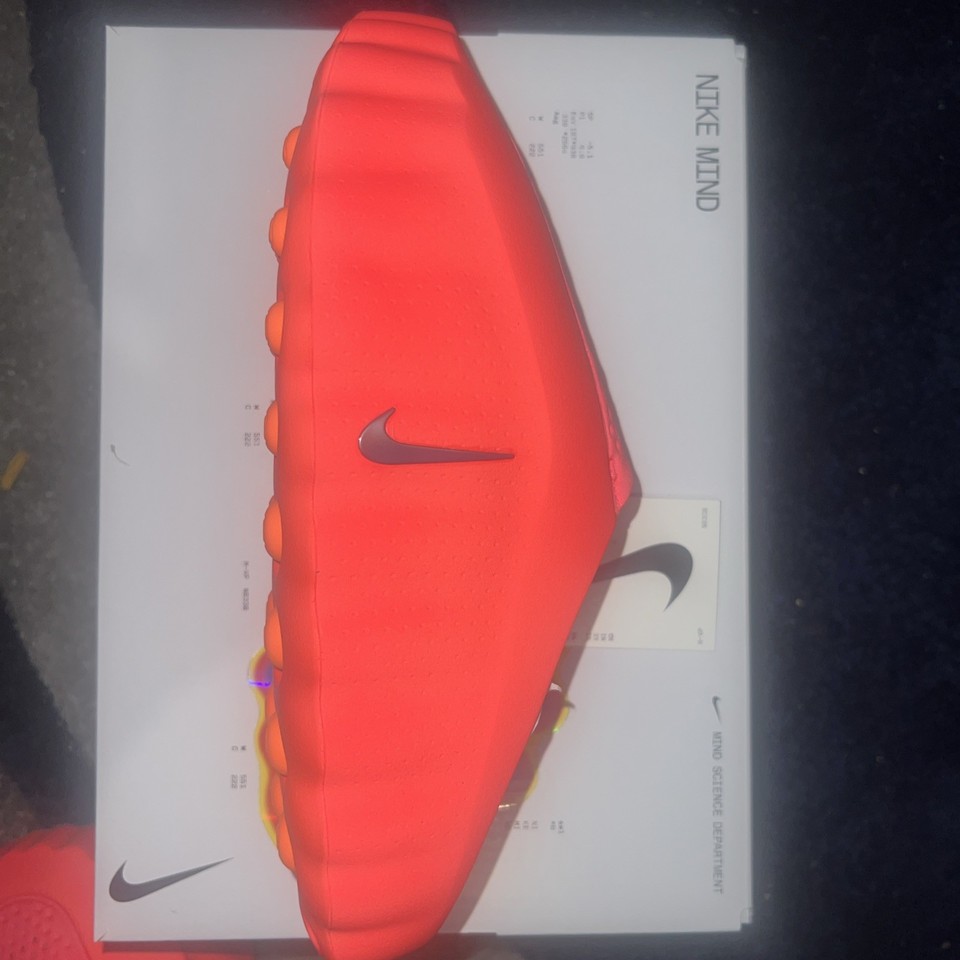Nike Mind 001 Pregame Mules ‘Solar Red Crimson’ - Size UK 8 - Brand New ...