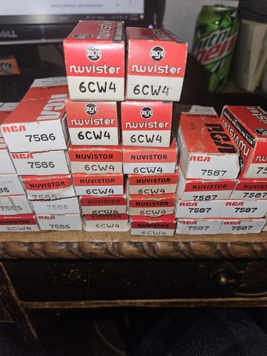 VINTAGE LOT OF 40 RCA NUVISTORS 2CW4 6CW4 7586 7587 | eBay