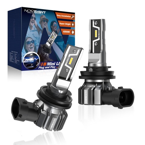 NOVSIGHT H11 H8 H9 LED Headlight Bulbs 20000LM High Low Beam 300% ...