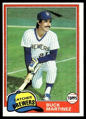 1981 Topps Buck Martinez Milwaukee Brewers #56 | eBay